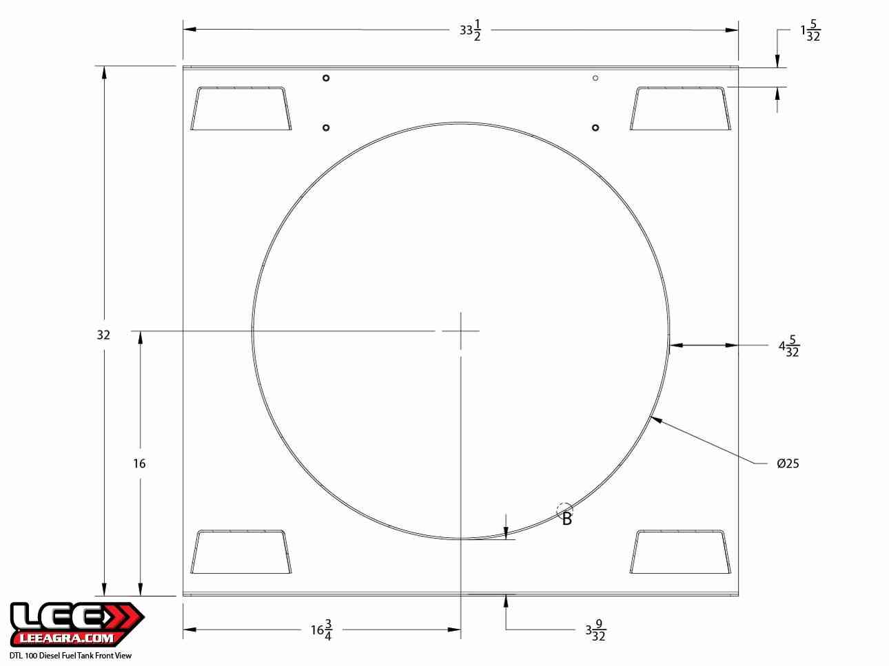 LEE DTL 100 Dimensions