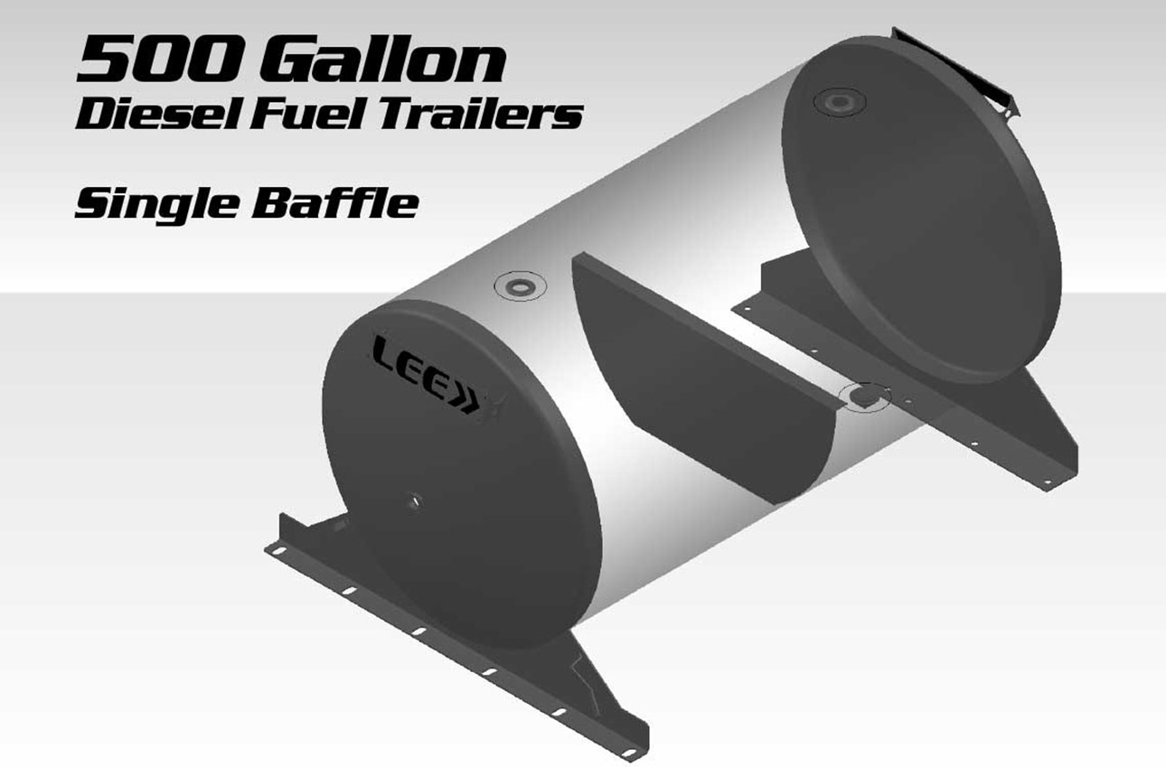 LEE>> DT 475 Diesel Fuel Transfer Trailer