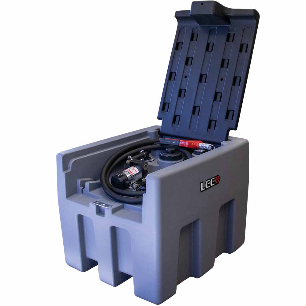 Diesel Tank 50gal. w/ Pump. Plastic. Gray. | LeeAgra, Inc.